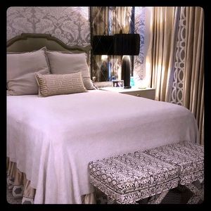 Accents | Custom Silk Curtains And Dust Ruffle | Poshmark